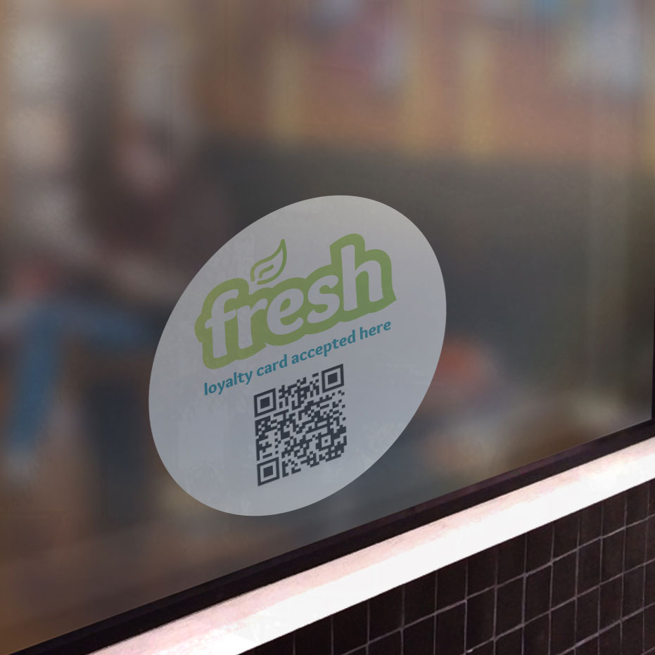 Low Tack for windows Gloss stickers with a low tack adhesive which can ...